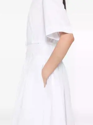 Co Collection Layered Cotton Shirt Dress