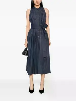Carolina Herrera Sleeveless Midi Shirt Dress
