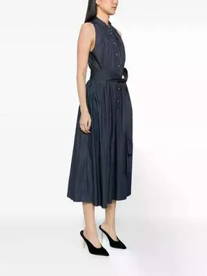 Carolina Herrera Sleeveless Midi Shirt Dress