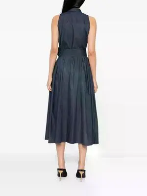 Carolina Herrera Sleeveless Midi Shirt Dress