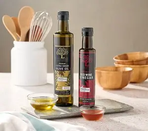 LIOKAREAS 2 Bottle Setgreek Oliveoil & Red Wine Vinegar - One-color