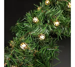 LUMABASE Led Mini String Lights With Gold Balls