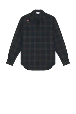 Alexander McQueen Harness Utility Shirt In Green