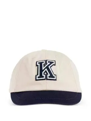 Kenzo Logo Patch Baseball Cap - Neutrals