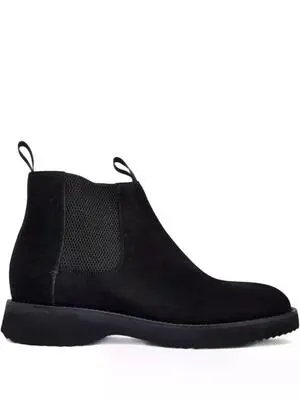 BARRETT Suede Elastic-panel Chelsea Boots
