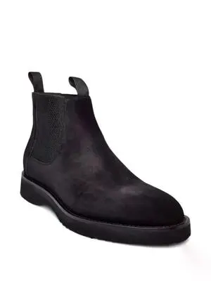 BARRETT Suede Elastic-panel Chelsea Boots