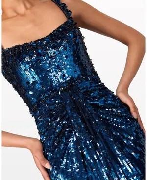 Jenny Packham Cavalla Gown - Light Navy