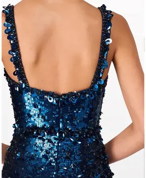 Jenny Packham Cavalla Gown - Light Navy