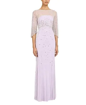 Jenny Packham Kiya Embellished Maxi Gown - Lavender