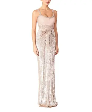 Glamorous Sequin Draped Dresses