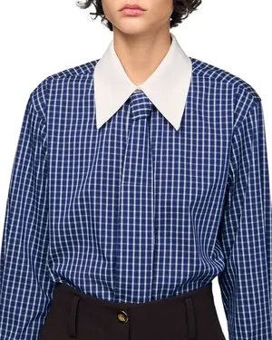 Sandro Checkered Shirt