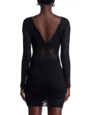 NIGHTCAP Cheval Lace Mini Dress
