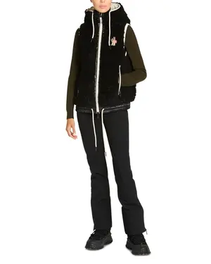 Moncler Hooded Vest - Black