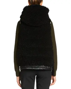 Moncler Hooded Vest - Black
