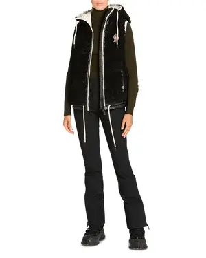 Moncler Hooded Vest - Black