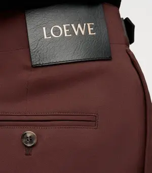 Loewe Cotton-silk Buckled Mini Skirt