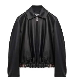 Loewe Leather Shirt Jacket