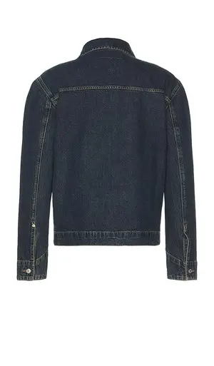 Paige Mauricio Denim Zip Up Jacket