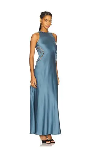 4TH & RECKLESS Aver Satin Maxi Dress