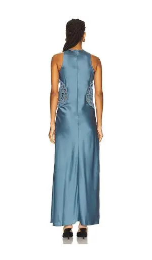 4TH & RECKLESS Aver Satin Maxi Dress