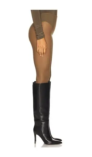 Norma Kamali Legging With Footie In Olive