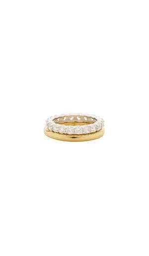 Shashi Petite Aura Ring Set - Gold
