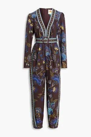 Farm Rio Zip Up Jumpsuits
