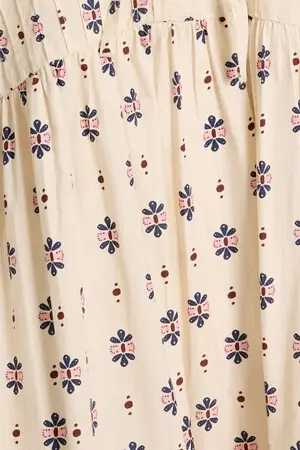 Farm Rio Pintucked Printed Mini Dress