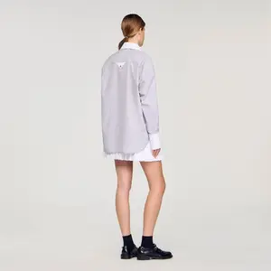 Sandro Oversized Striped Shirt