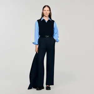 Sandro Stripes Pants For Women
