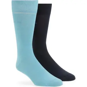 BOSS 2-pack Crew Socks - Turquoise/aqua