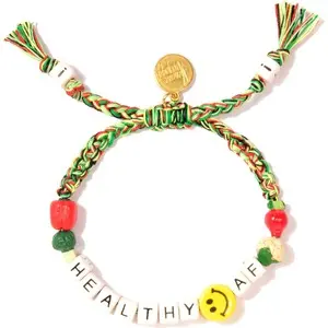VENESSA ARIZAGA Healthy Af Charm Bracelet - Green