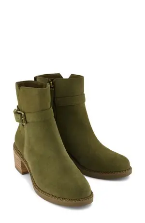 Toms Hailey Buckle Bootie - Medium Green