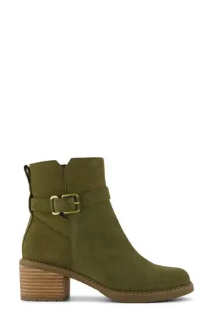 Toms Hailey Buckle Bootie - Medium Green