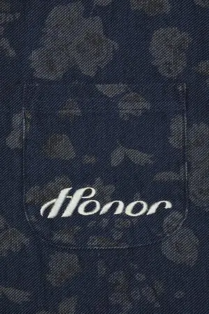 HONOR THE GIFT Indigo Floral Camp Shirt