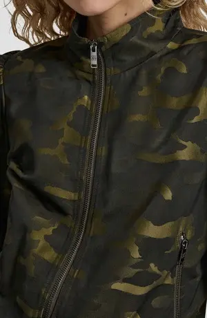 Dkny Camo Jacquard Bomber Jacket