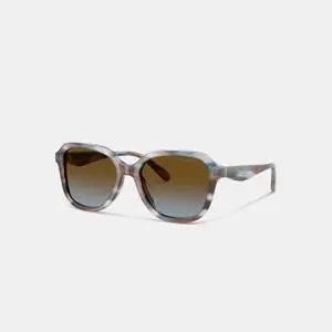 COACH® Oval Square Sunglasses - Blue Gradient