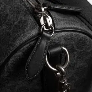 COACH Compass Bag 35 In Signature Canvas - Black Signature