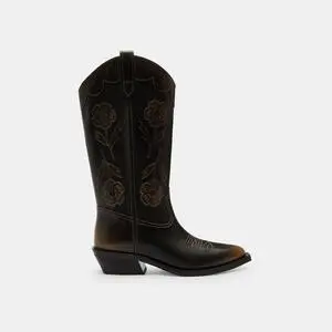 COACH Aria Cowboy Boot - Black