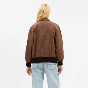 COACH Wool Blend Blouson Jacket