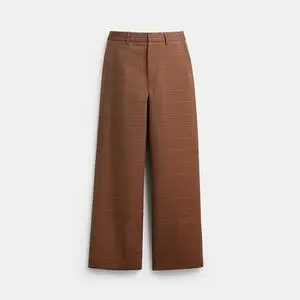 COACH Tailored Plaid Trousers