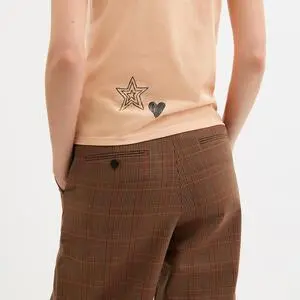 COACH Tailored Plaid Trousers