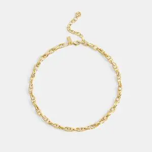 COACH Brushed Link Chain Necklace