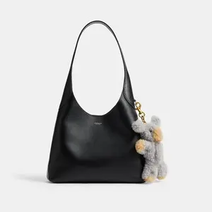 COACH Fuzzy Shearling Bag Charm