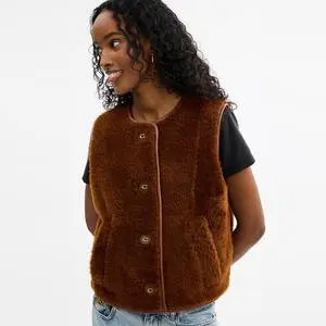 COACH Shearling Vest