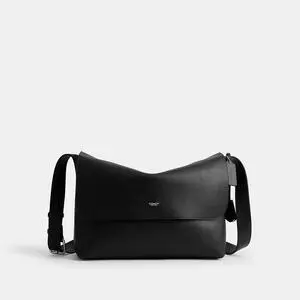 COACH Ludlow Leather Messenger Bag - Black