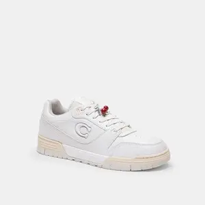 COACH Small Cherry Shoe Charm - Silver/red