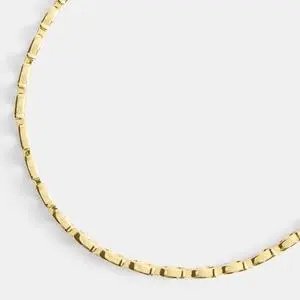 COACH Beveled Signature Link Chain Choker