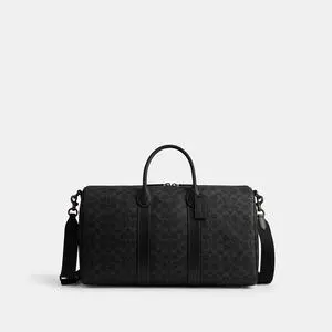 Coach Compass Bag 45 In Signature Canvas - Black Signature