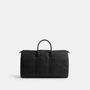 COACH Compass Bag 45 In Signature Canvas - Black Signature
